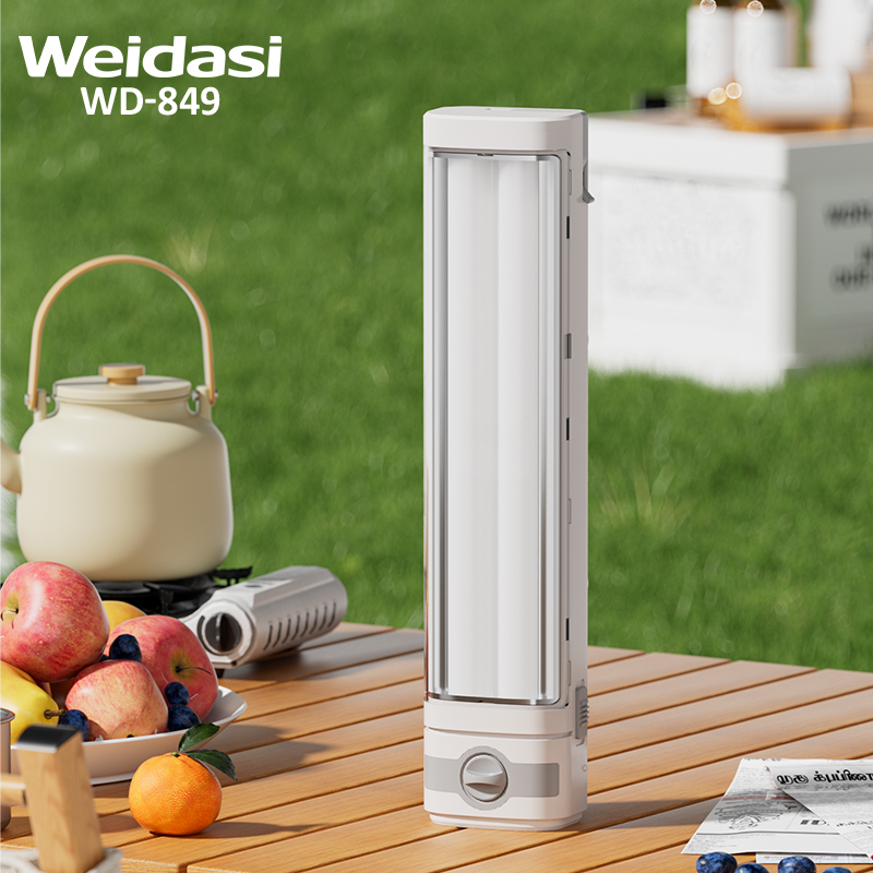 Portable Lead-acid Battery Rechargeable Led Emergency Lamp LED Outdoor ...